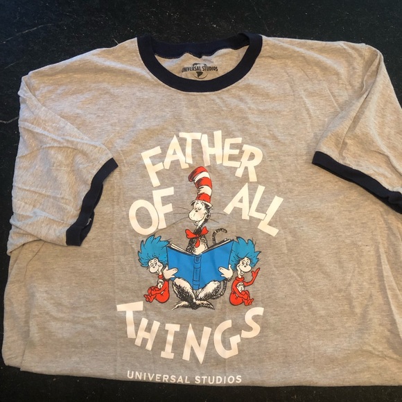 Universal | Shirts | Dr Seuss Universal Studios Tshirt Father Of All Things | Poshmark